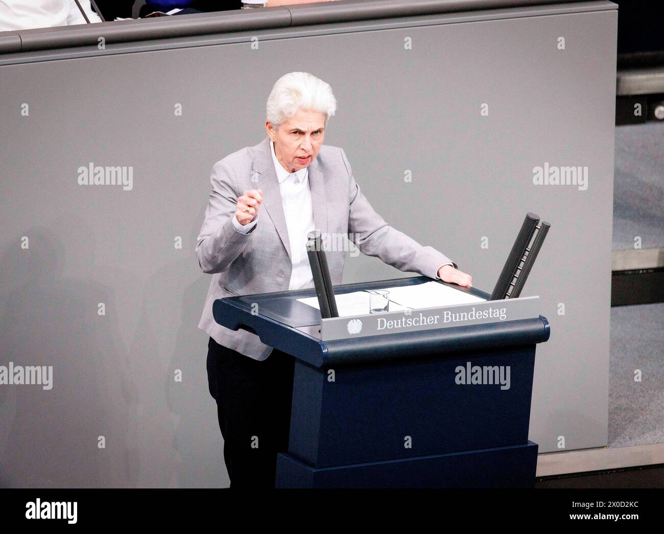 Marie-Agnes Strack-Zimmermann (FDP), recorded during a speech on the ...