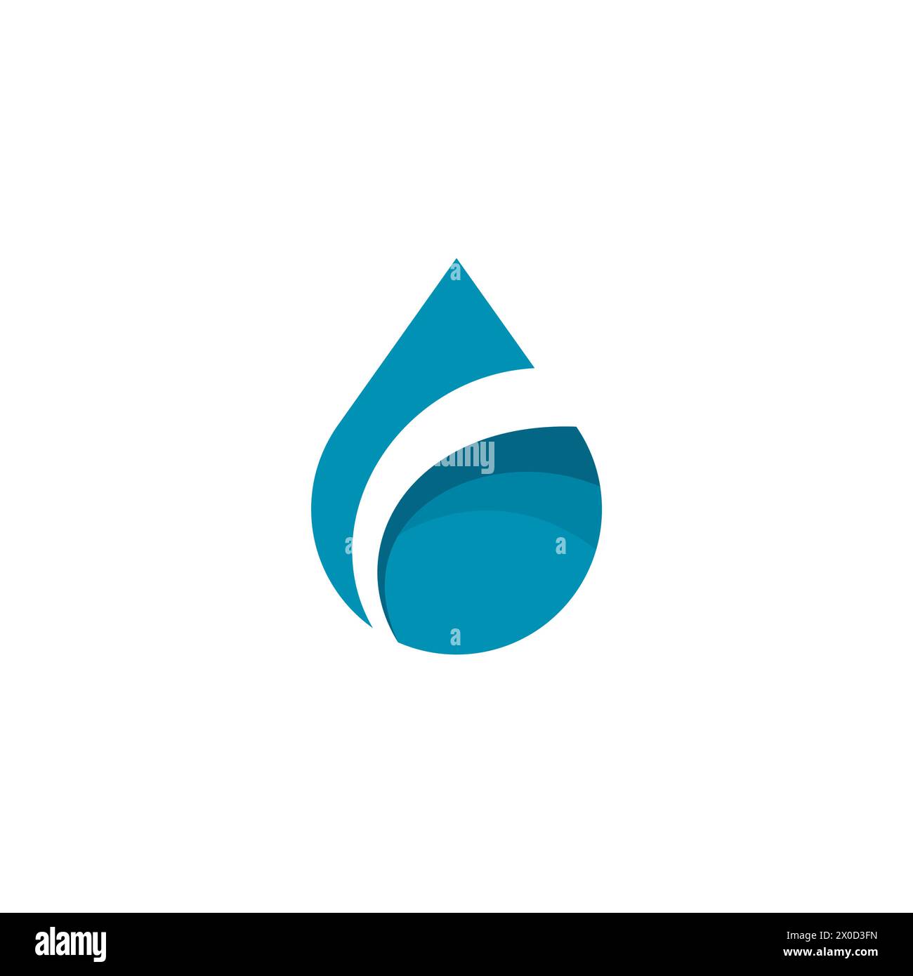 Drop Water Logo. Water Abstract logo Vector Stock Vector Image & Art ...