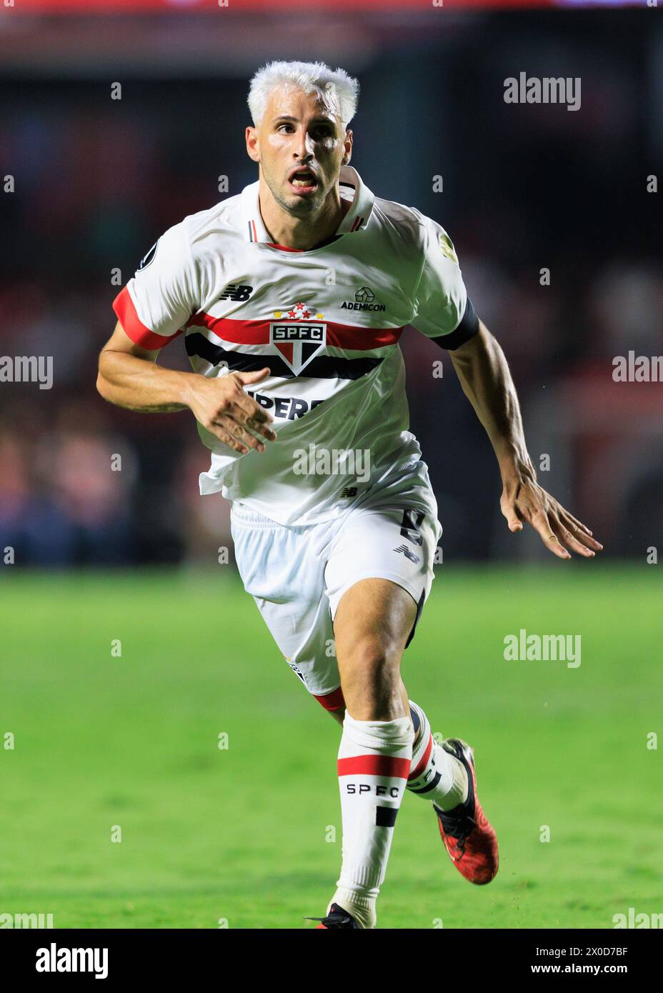 São Paulo, Brazil – April 10, 2024 – Football / São Paulo (BRA) vs ...