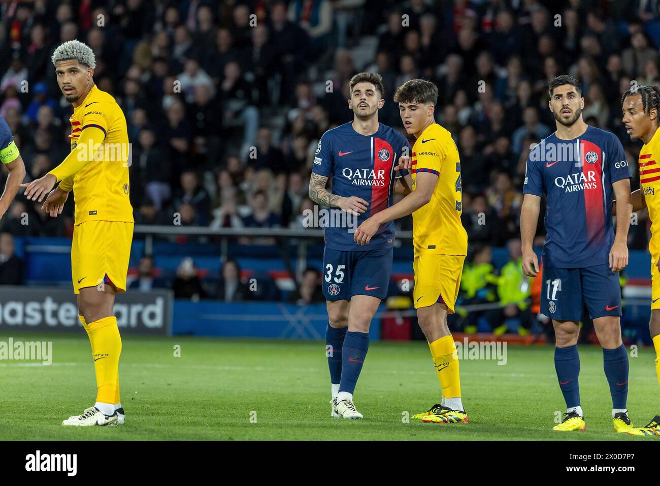 (C) Denis TRASFI / MAXPPP - à Boulogne-Billancourt au Parc des Princes ...