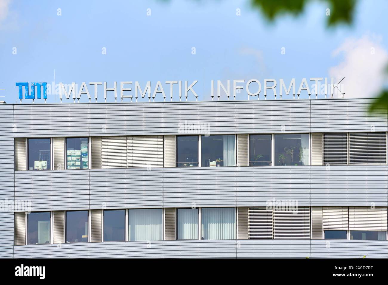 Garching, Bavaria, Germany - April 11, 2024: Building of the Technical ...