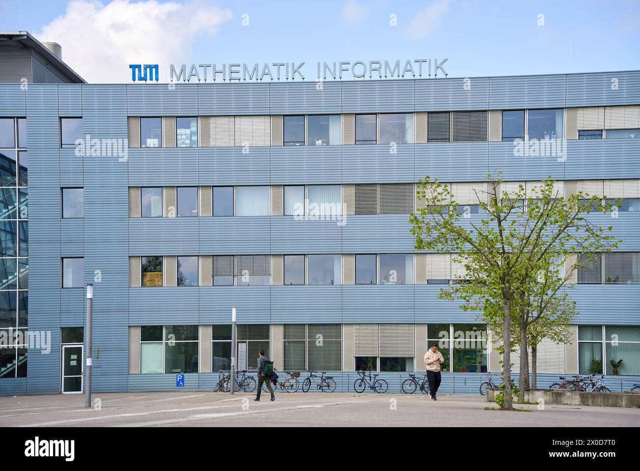 Garching, Bavaria, Germany - April 11, 2024: Building of the Technical ...