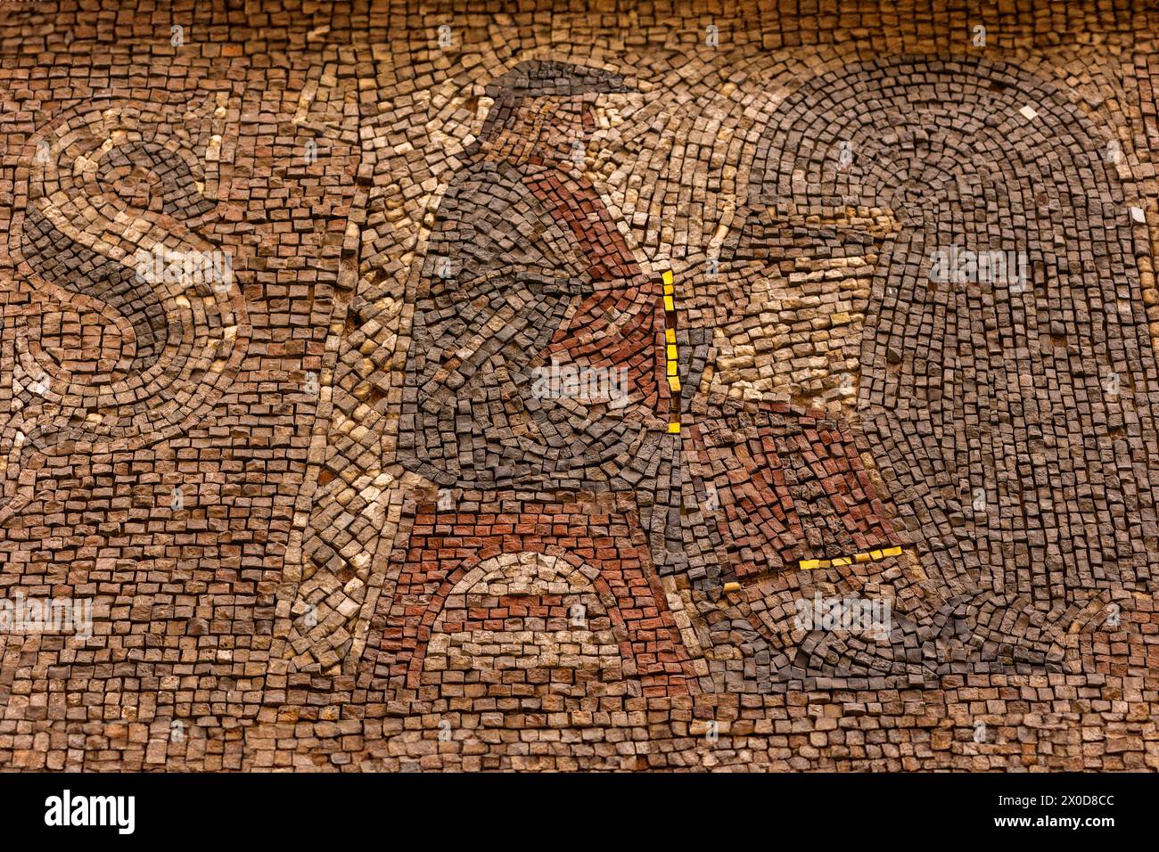 Intricate religious stone artwork, located in Malaga, Spain Stock Photo ...