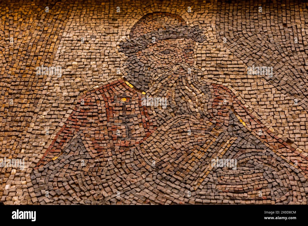 Intricate religious stone artwork, located in Malaga, Spain Stock Photo ...