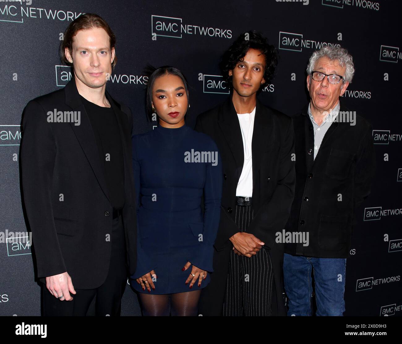 New York City, USA. 10th Apr, 2024. Sam Reid, Delainey Hayles, Assad ...