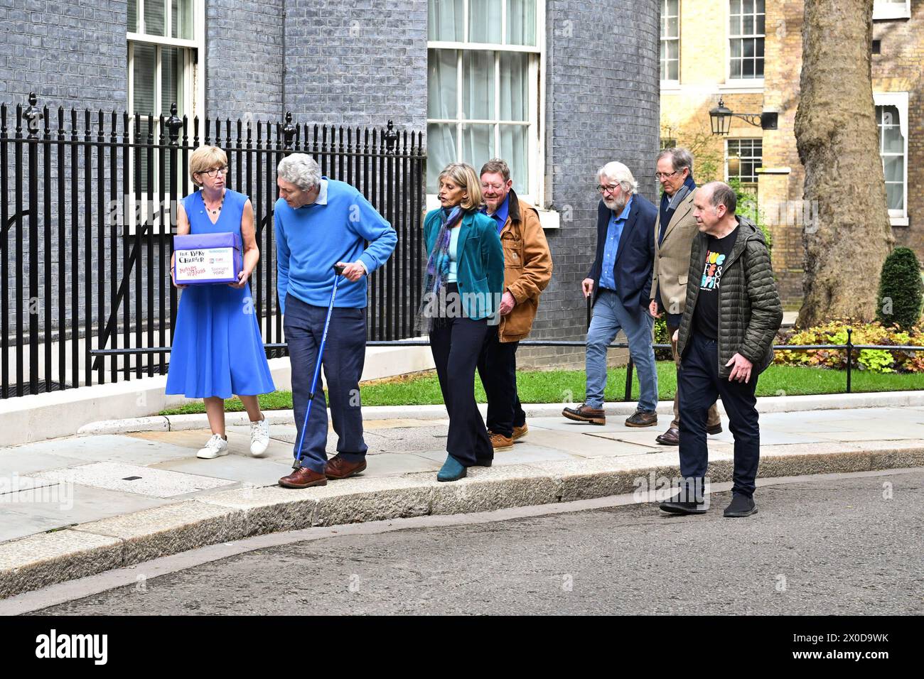EDITORIAL USE ONLY (left-right) Parkinson's UK CEO Caroline Rassell ...
