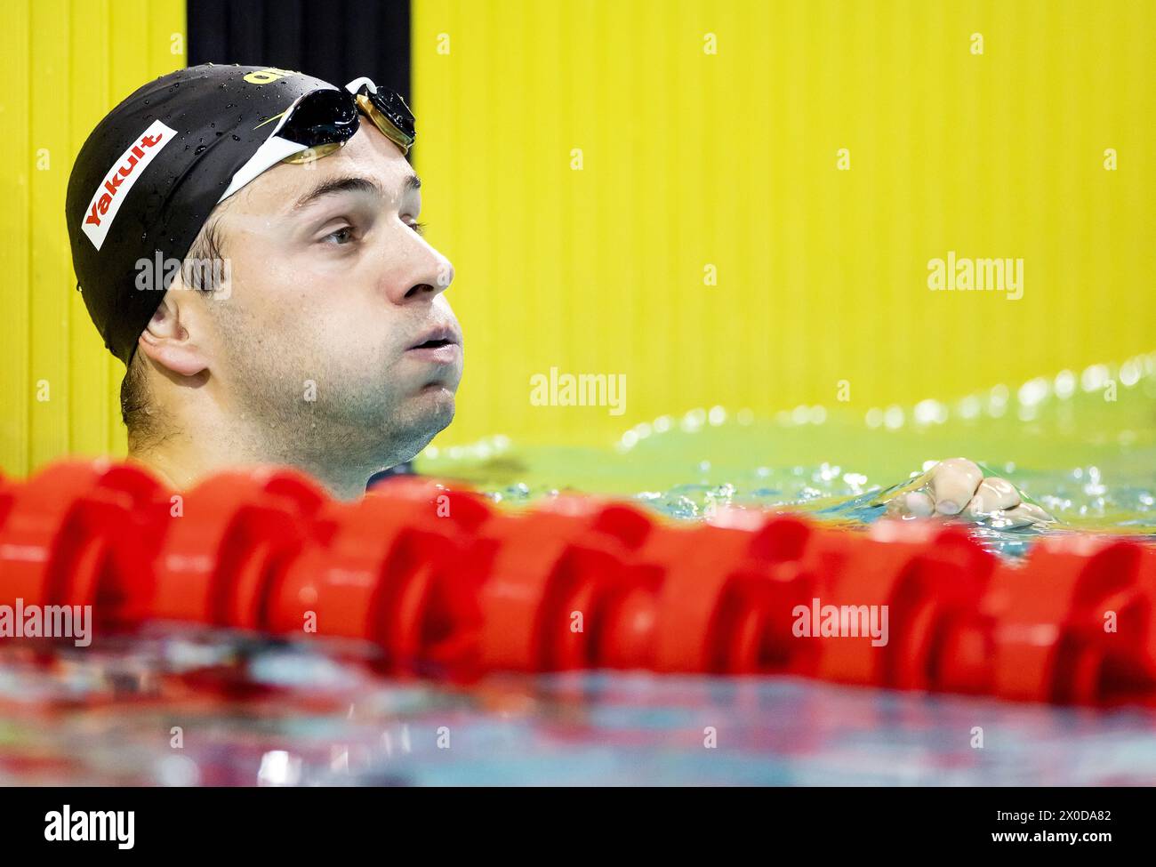 EINDHOVEN - Arno Kamminga after the final 50m school. The Dutch ...