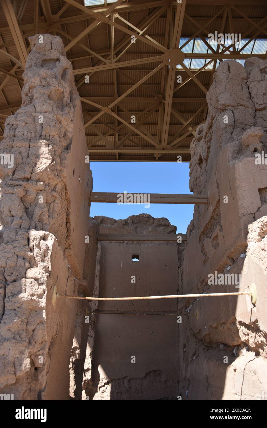 Coolidge, AZ., U.S.A., 3/16/2024. Casa Grande Ruins National Monument ...