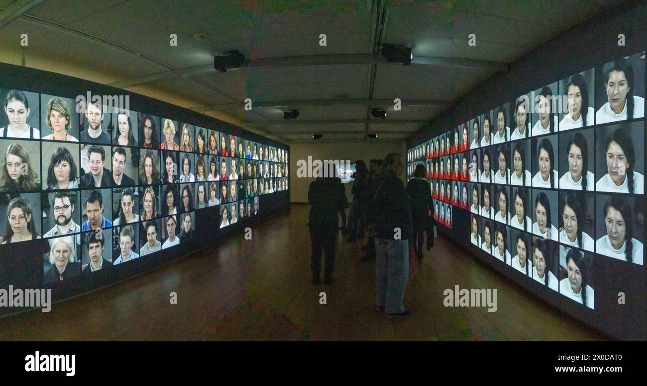 The Arist is Present, Marina Abramović, Amsterdam, Netherlands Stock ...