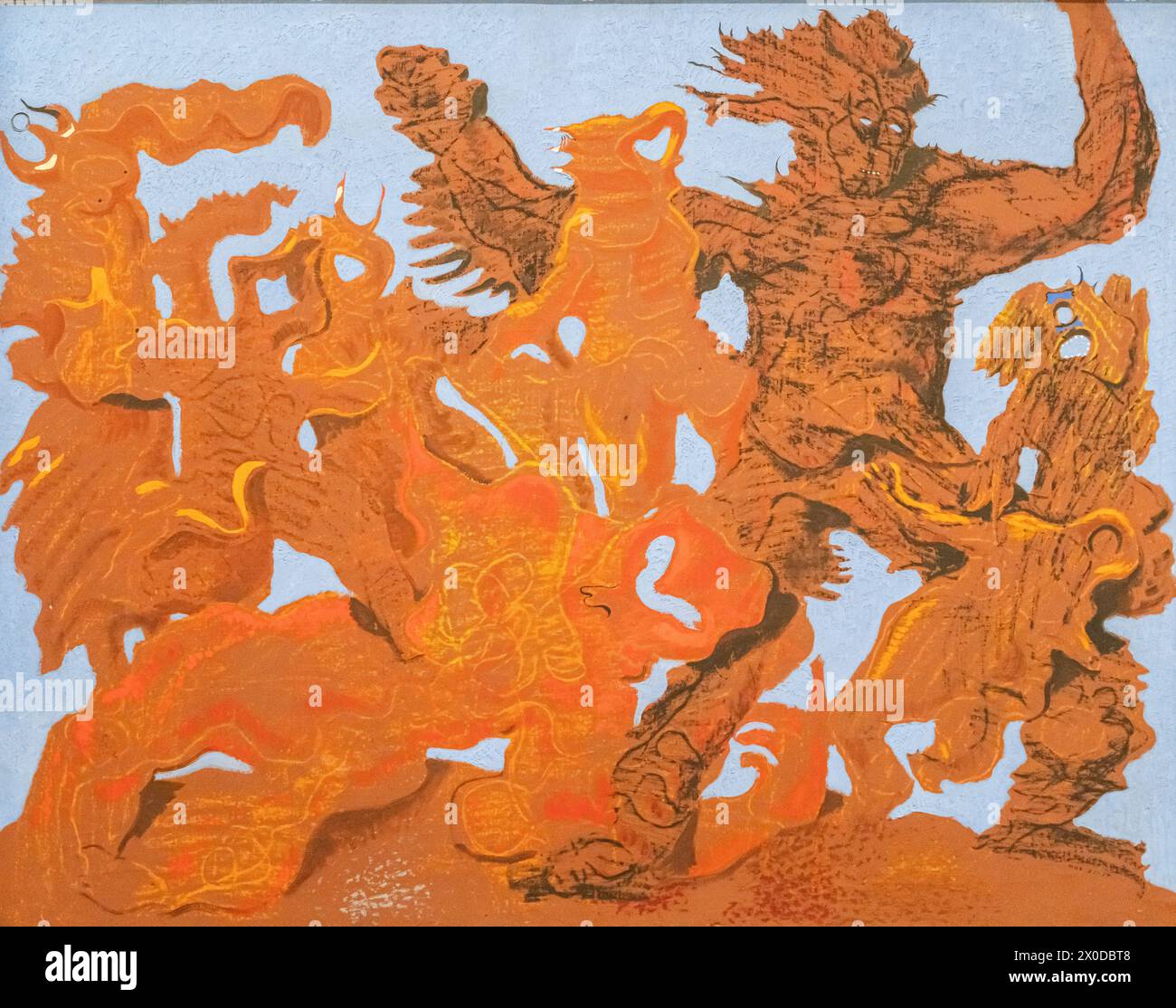Max Ernst The Horde Max Ernst | La Horde (1927) | MutualArt