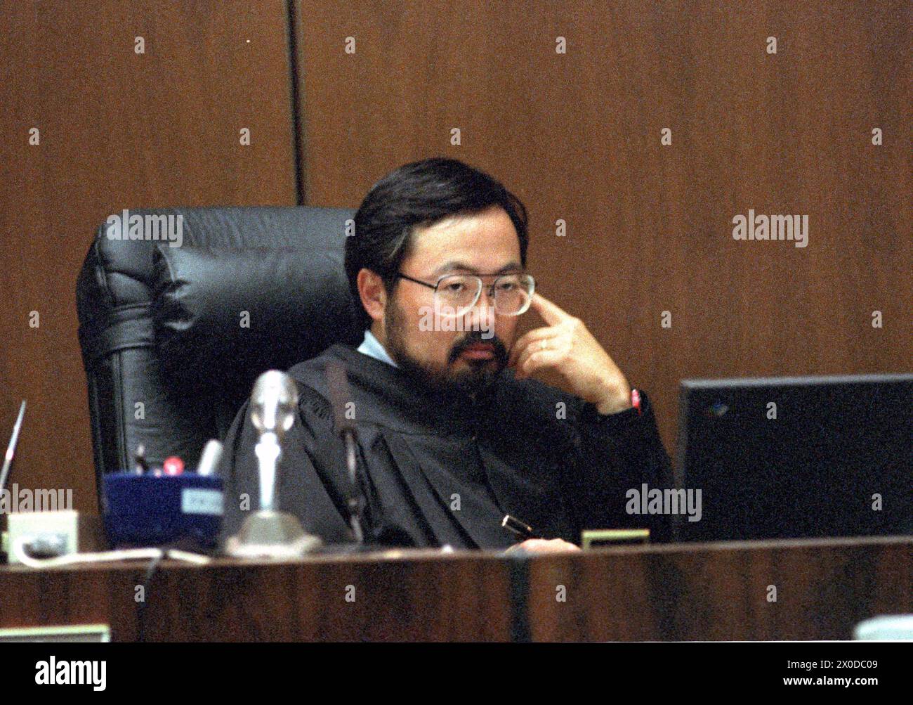 **FILE PHOTO** O.J. Simpson Has Passed Away. Superior Court Judge Lance Ito presides during the ...