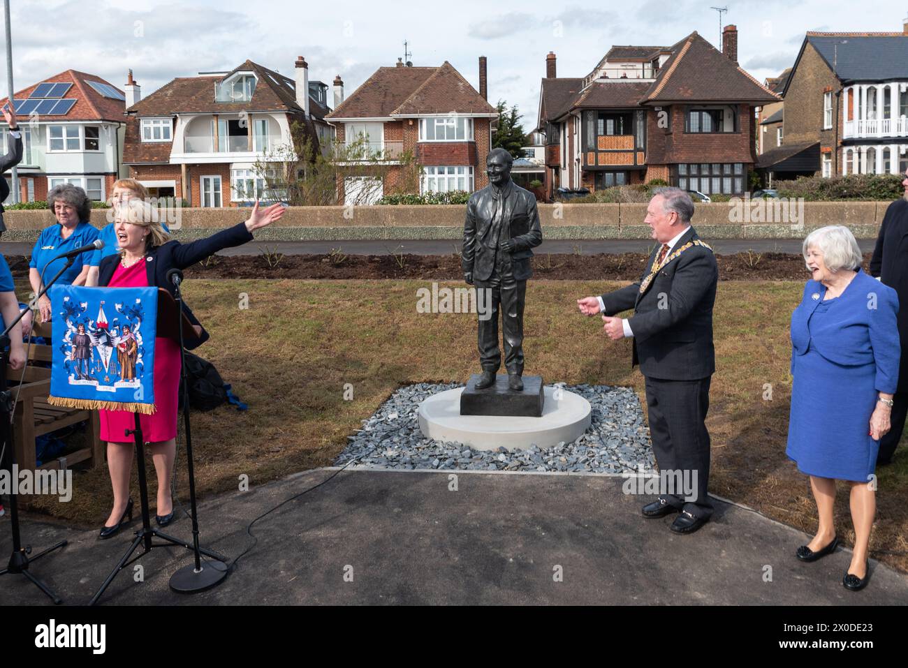 Chalkwell Esplanade, Southend on Sea, Essex, UK. 11th Apr, 2024. A ...