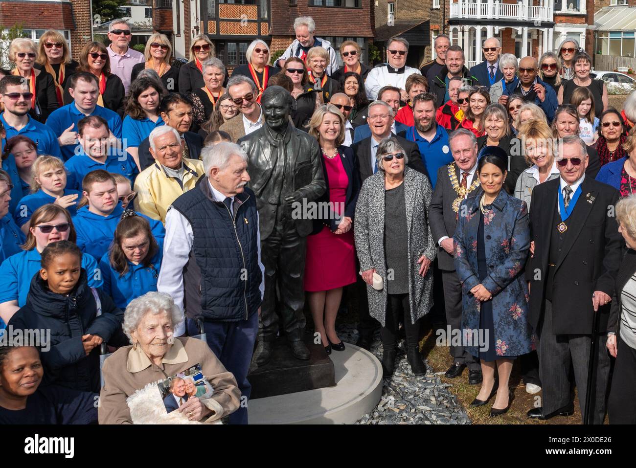 Chalkwell Esplanade, Southend on Sea, Essex, UK. 11th Apr, 2024. A ...