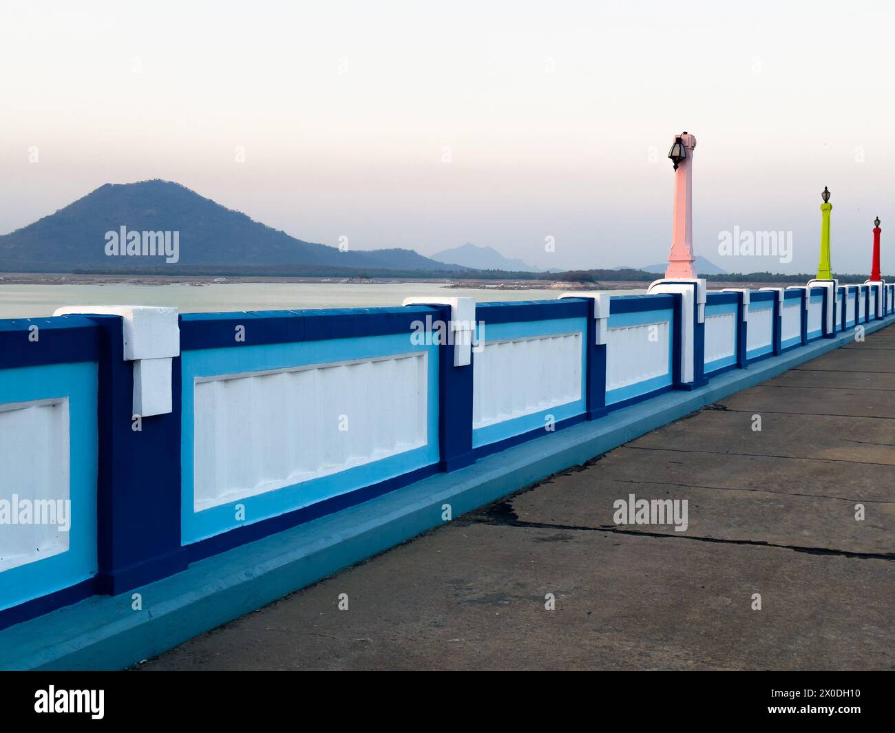 View of the Sathanur dam. Sathanur Dam is one of the major dams in ...