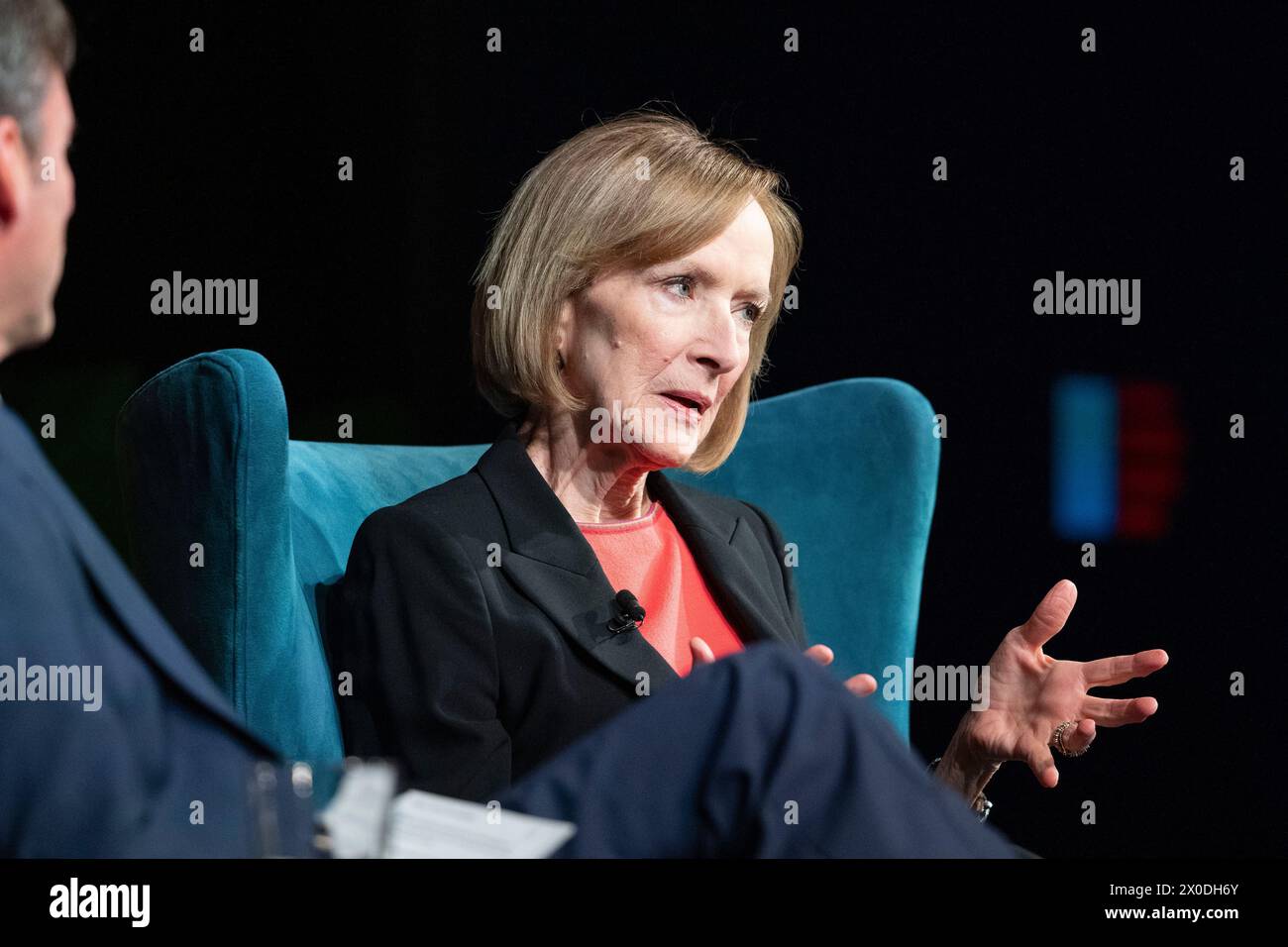 Austin, Tx, USA. 10th Apr, 2024. Longtime broadcast journalist JUDY ...