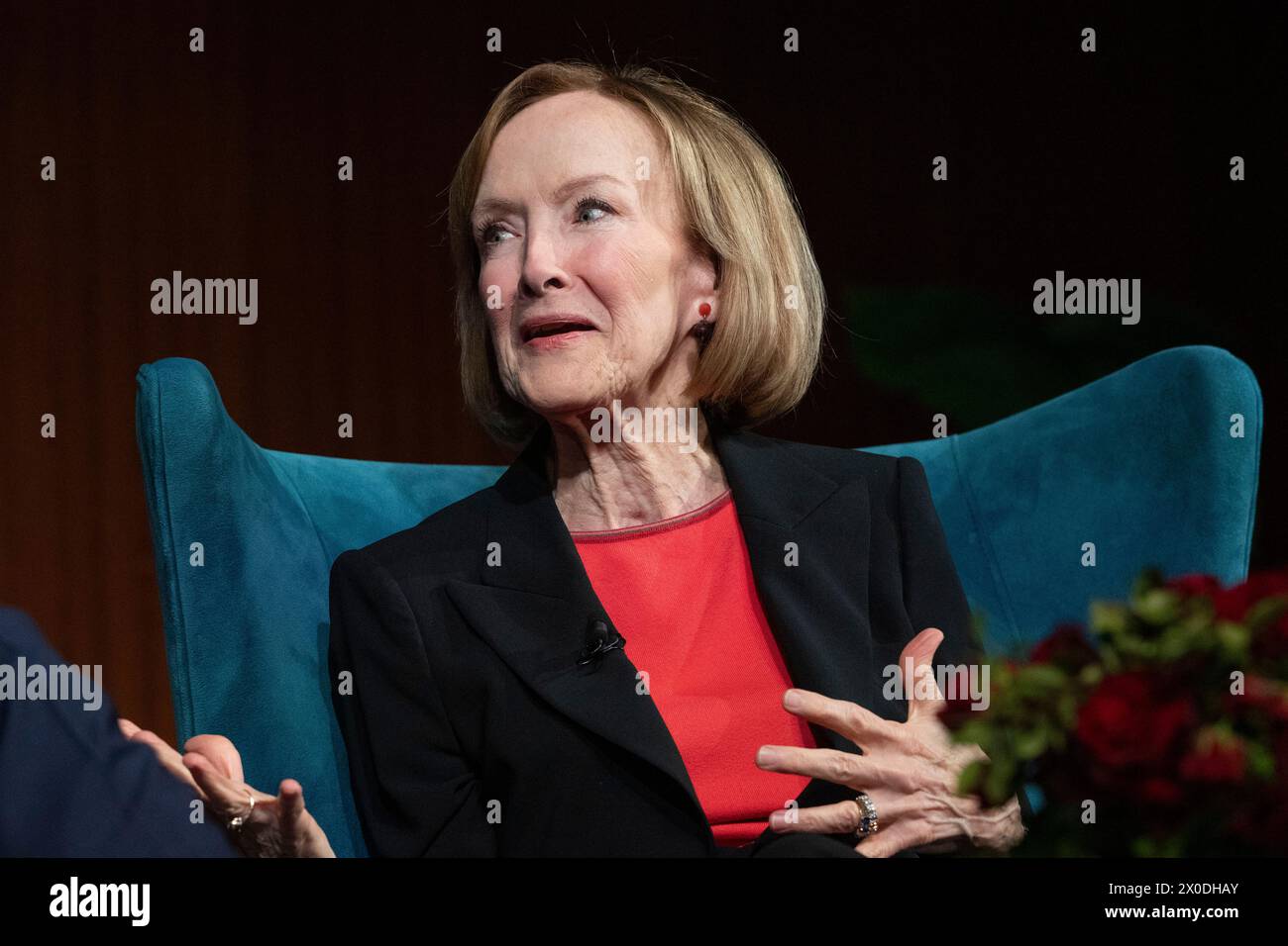 Austin, Tx, USA. 10th Apr, 2024. Longtime broadcast journalist JUDY ...