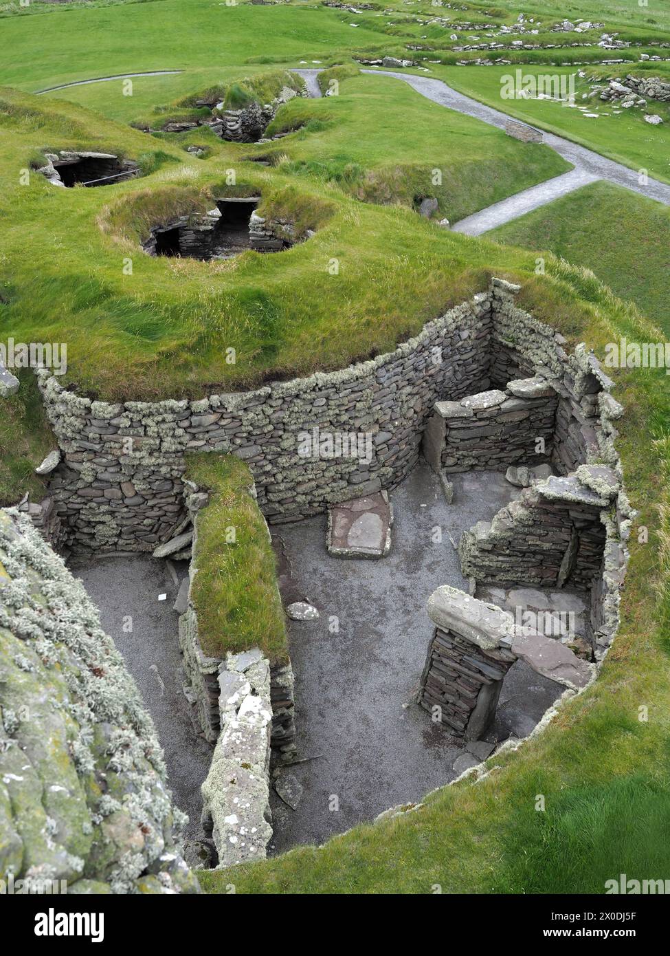 Jarlshof Prehistoric and Norse Settlement, Sumburgh. Shetland Islands ...