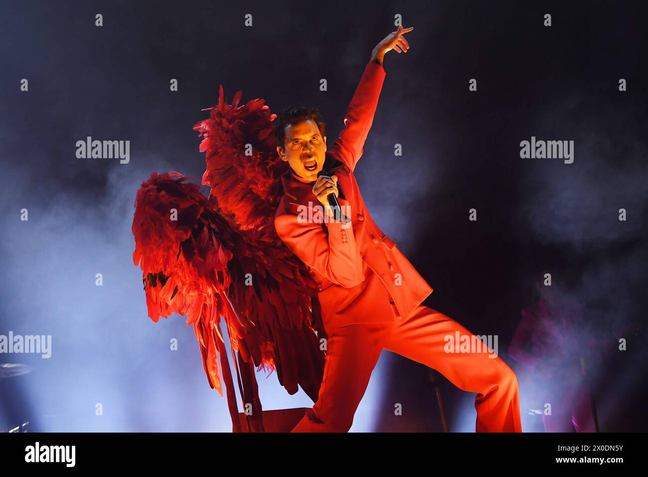 Mika performing at Eventim Apollo LONDON, ENGLAND - APRIL 09: Mika ...