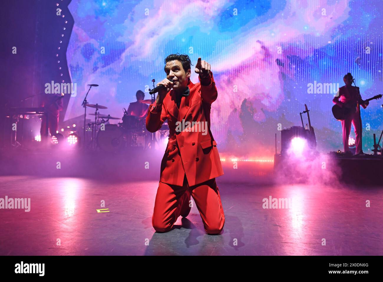 Mika performing at Eventim Apollo LONDON, ENGLAND - APRIL 09: Mika ...
