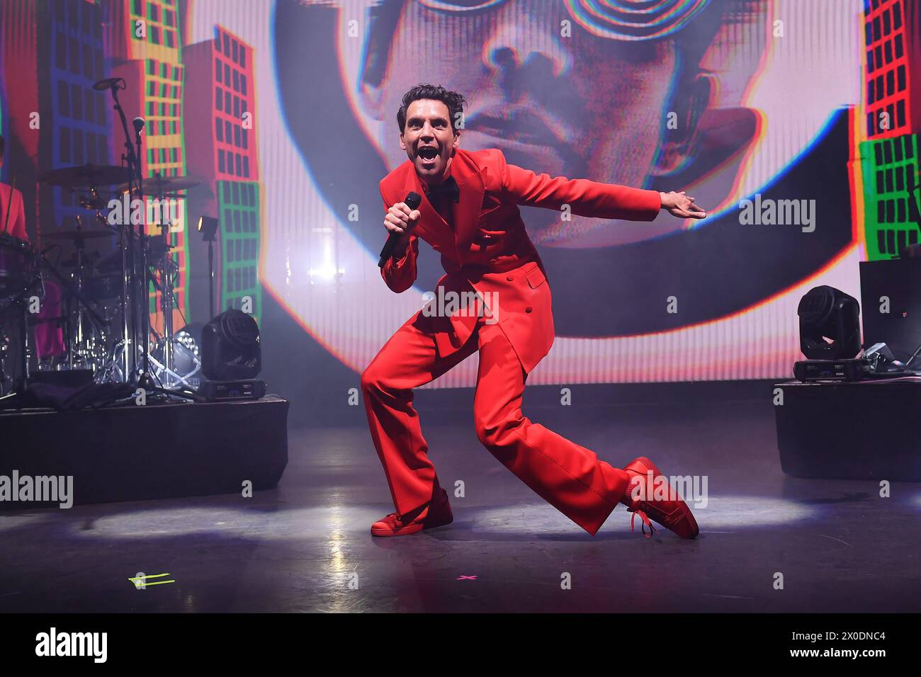 Mika performing at Eventim Apollo LONDON, ENGLAND - APRIL 09: Mika ...