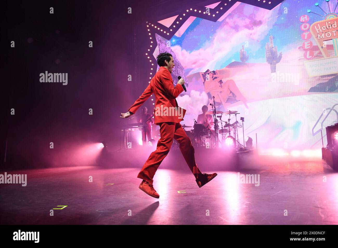 Mika performing at Eventim Apollo LONDON, ENGLAND - APRIL 09: Mika ...