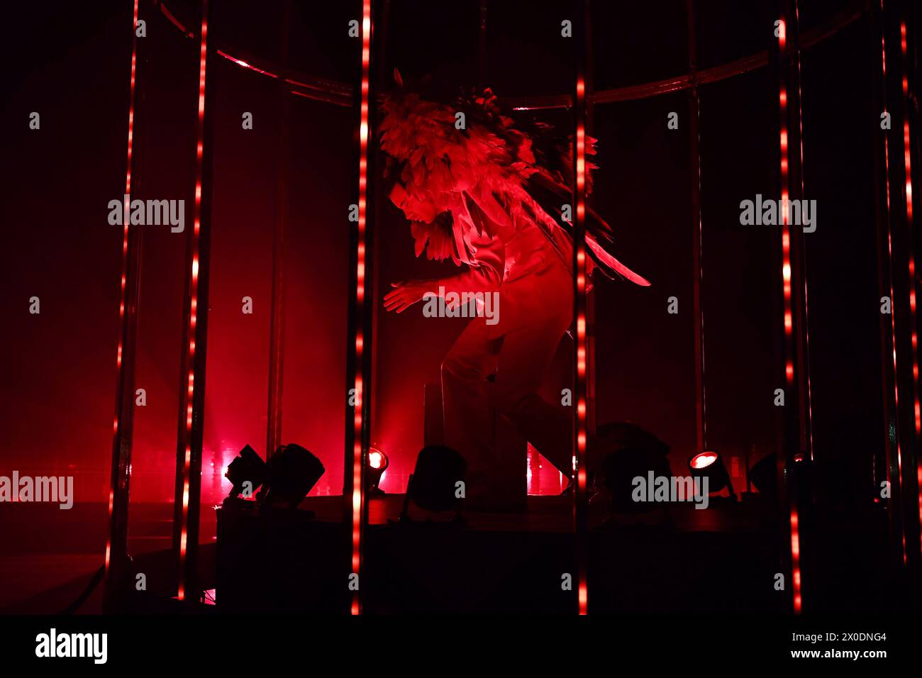 Mika performing at Eventim Apollo LONDON, ENGLAND - APRIL 09: Mika ...