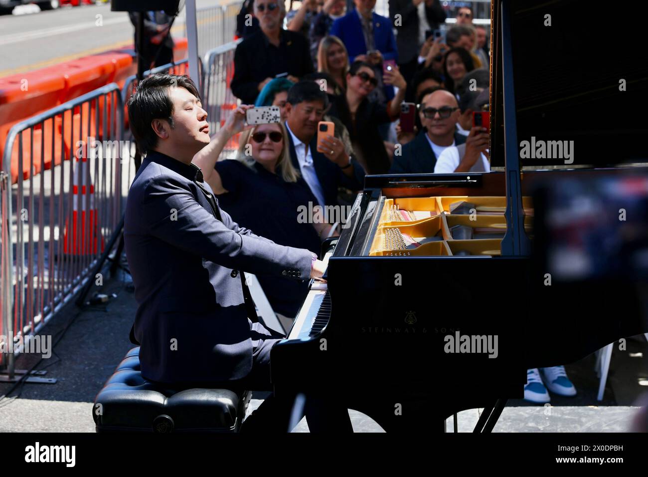 Los Angeles, USA. 11th Apr, 2024. Chinese pianist Lang Lang performs at ...