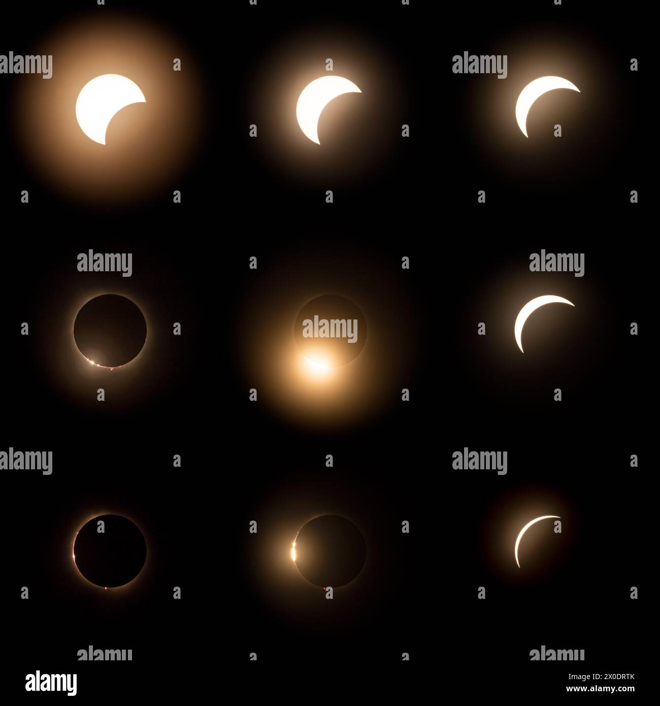 Total solar eclipse composite hi-res stock photography and images - Alamy