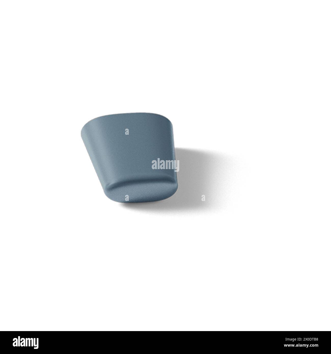 Creative concept isometric pen cap isolated against plain background ...