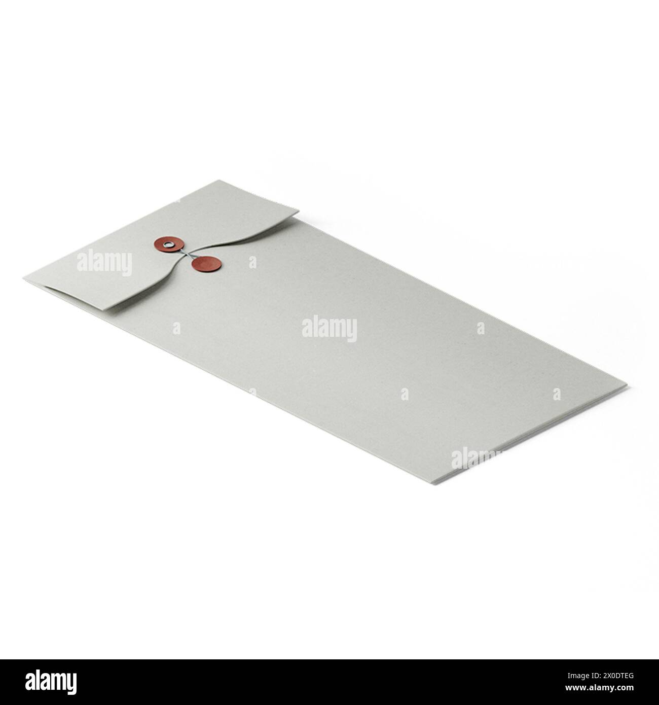 Creative concept isometric simple envelope isolated against plain ...