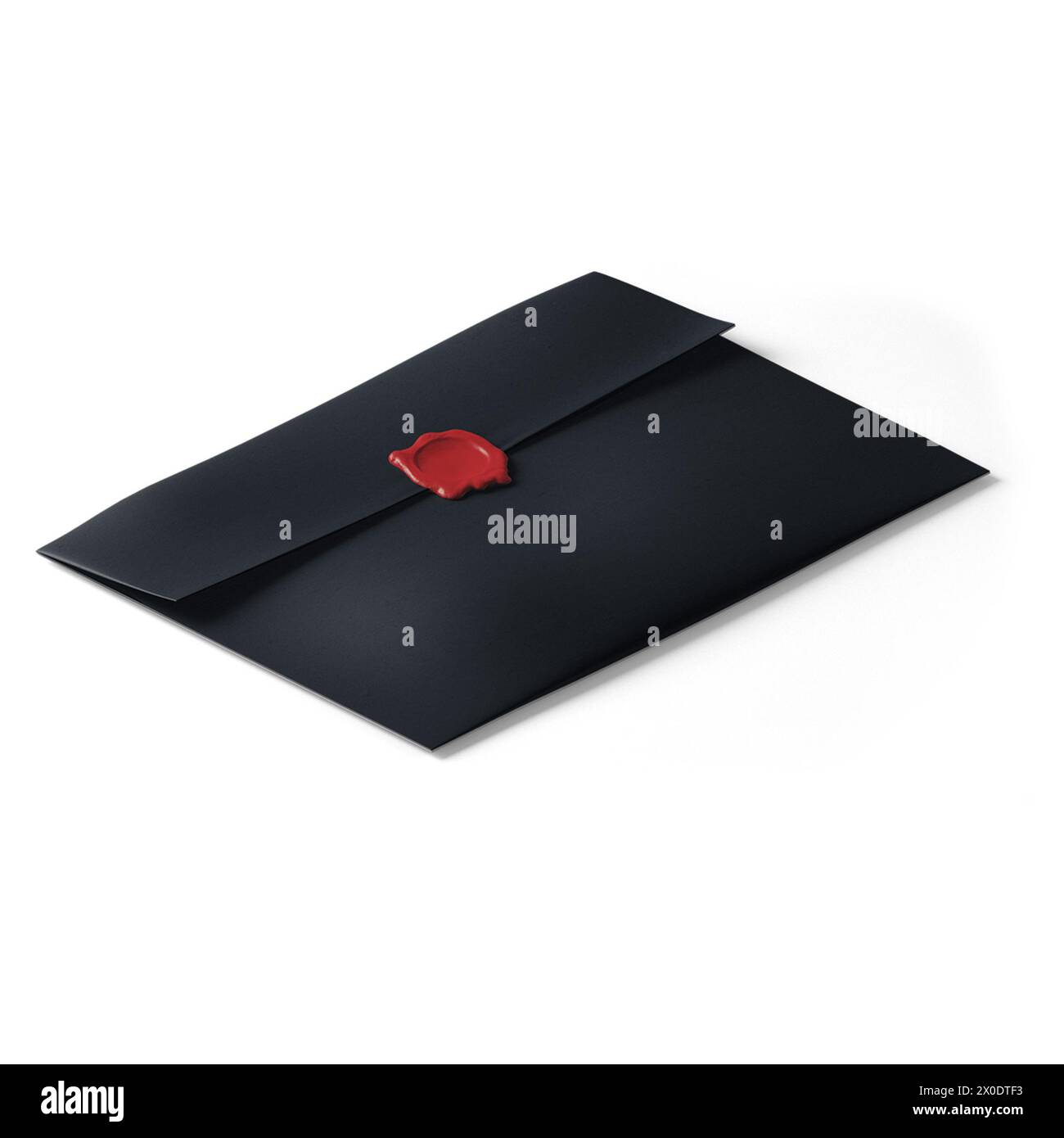 Creative concept isometric simple envelope isolated against plain ...