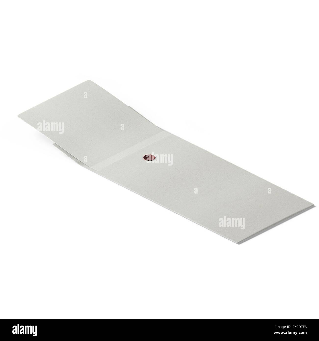 Creative concept isometric simple envelope isolated against plain ...