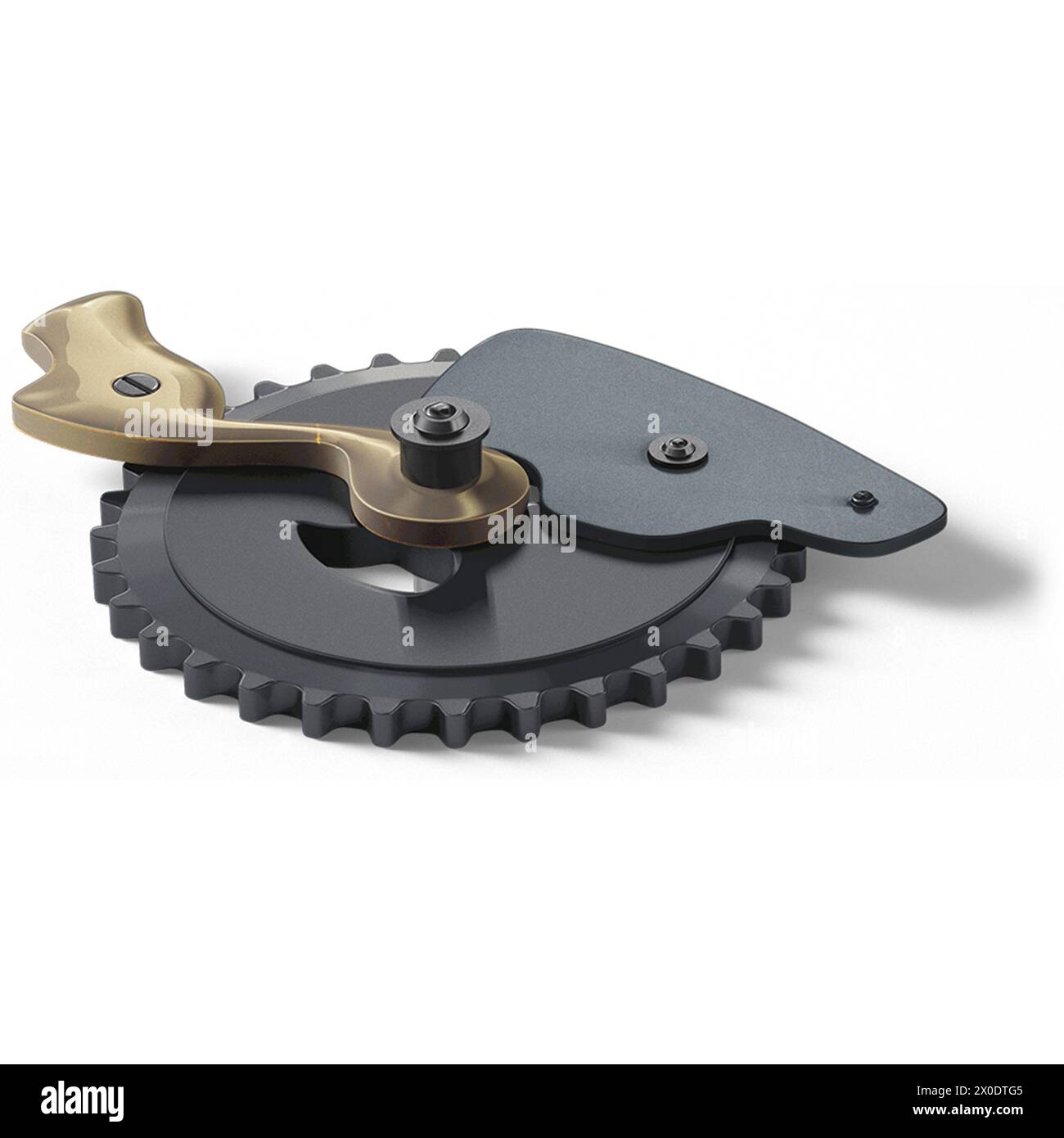 Mechanical gear background template hi-res stock photography and images ...