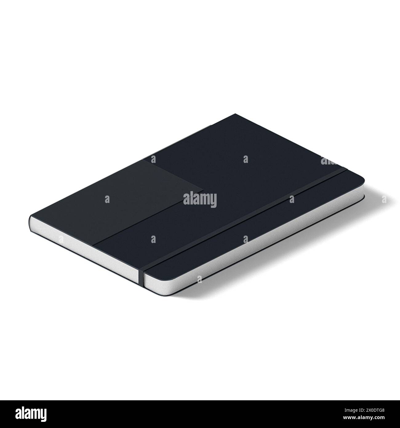 Creative concept isometric diverse notepad isolated against plain ...