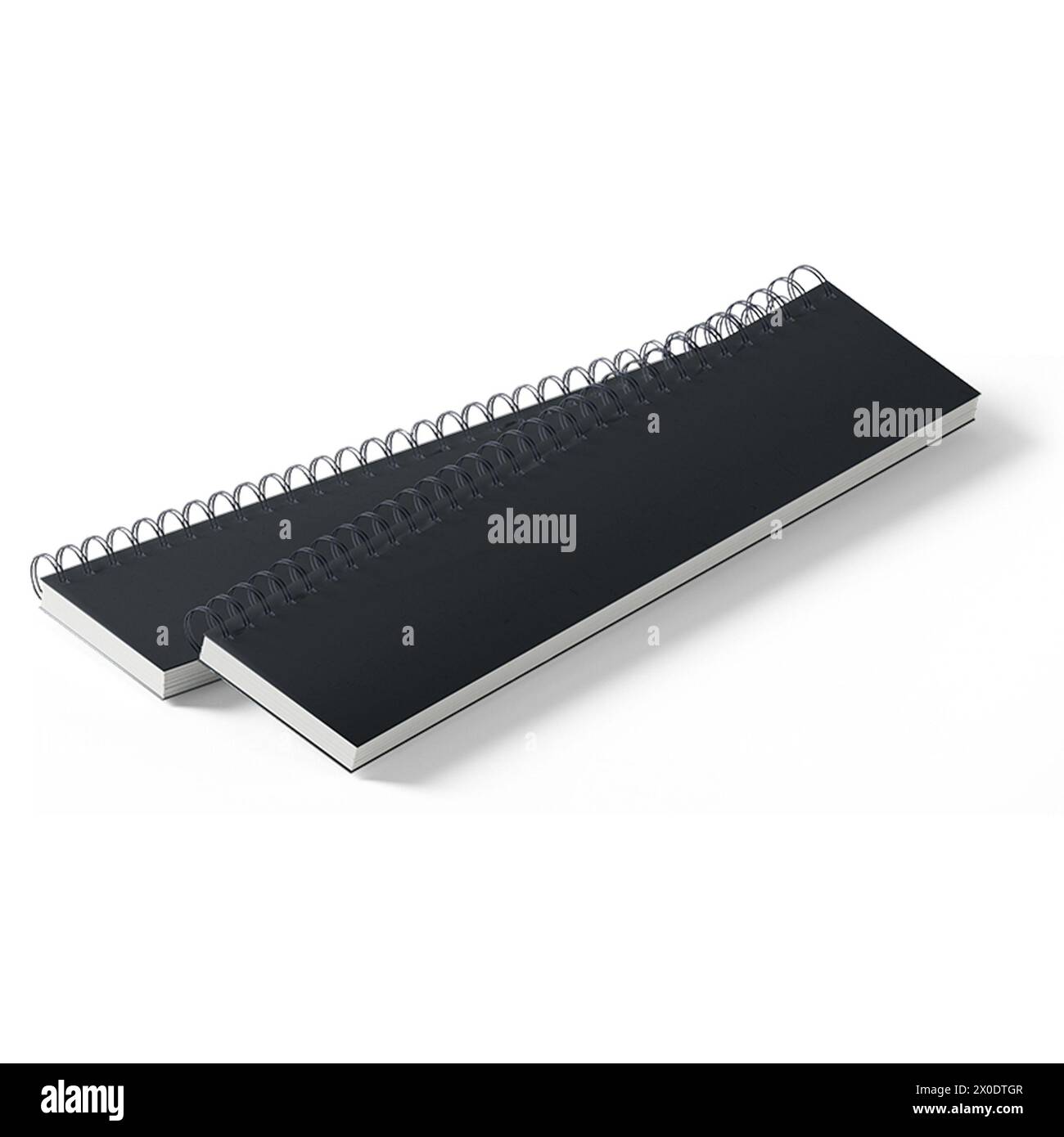 Creative concept isometric diverse notepad isolated against plain ...