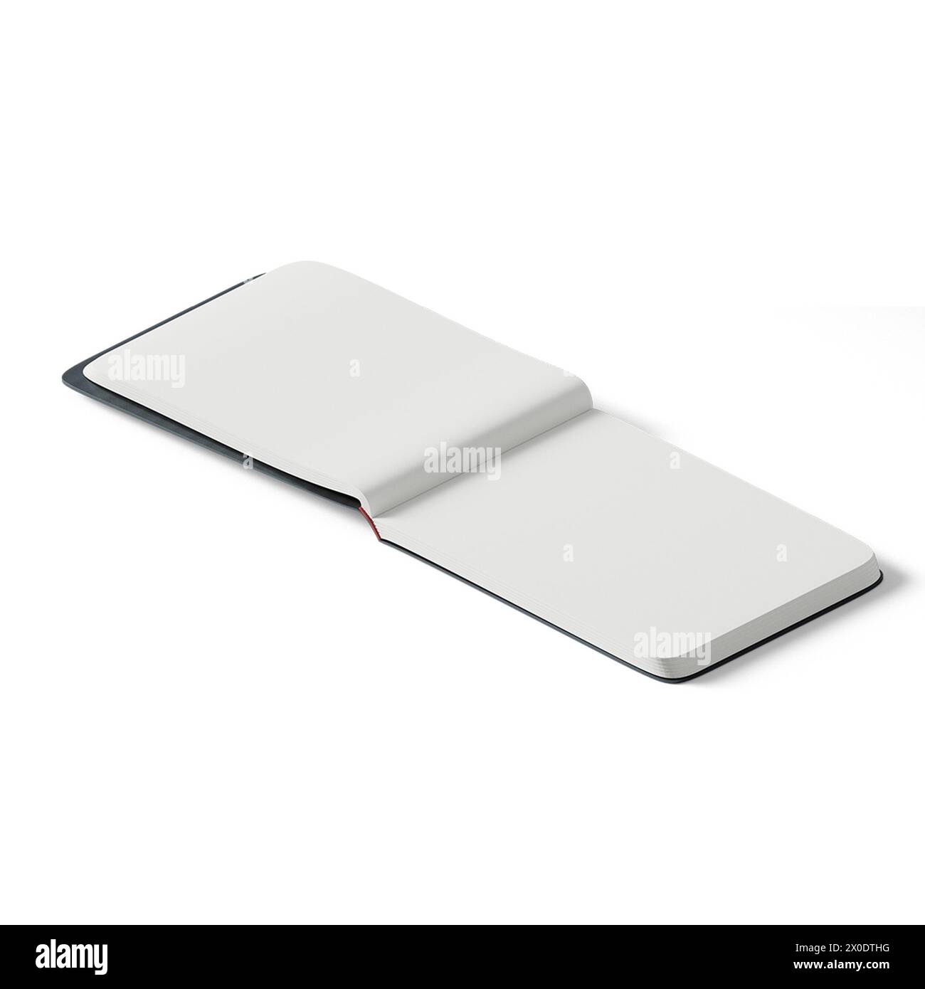 Creative concept isometric diverse notepad isolated against plain ...