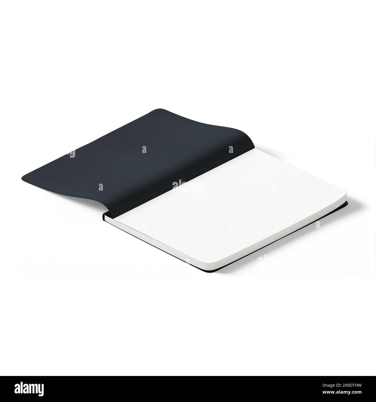 Creative concept isometric diverse notepad isolated against plain ...