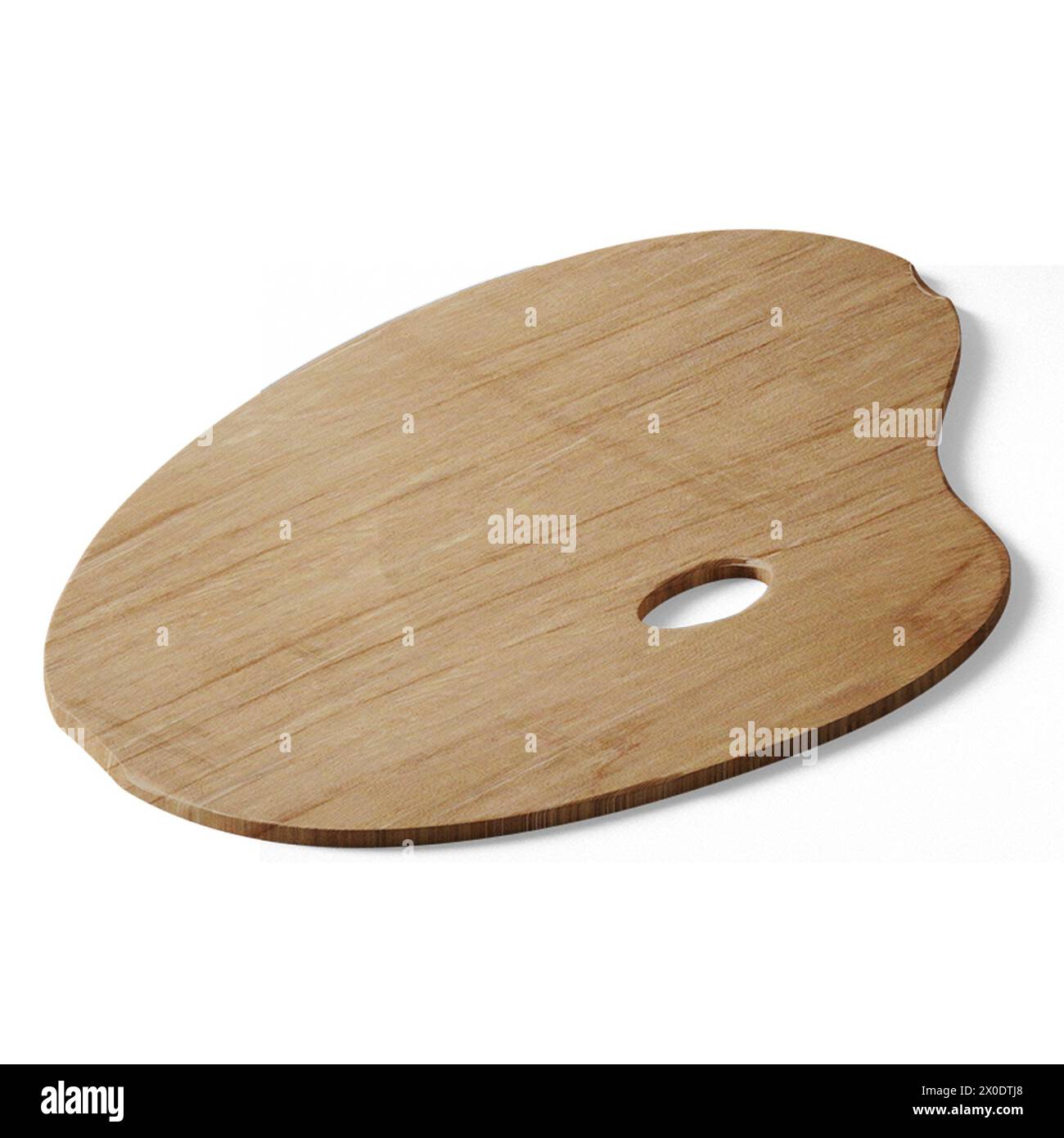 Creative concept isometric wooden palette isolated against plain ...