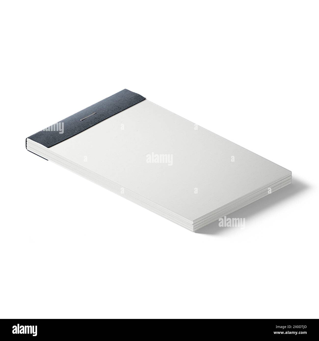 Creative concept isometric diverse notepad isolated against plain ...