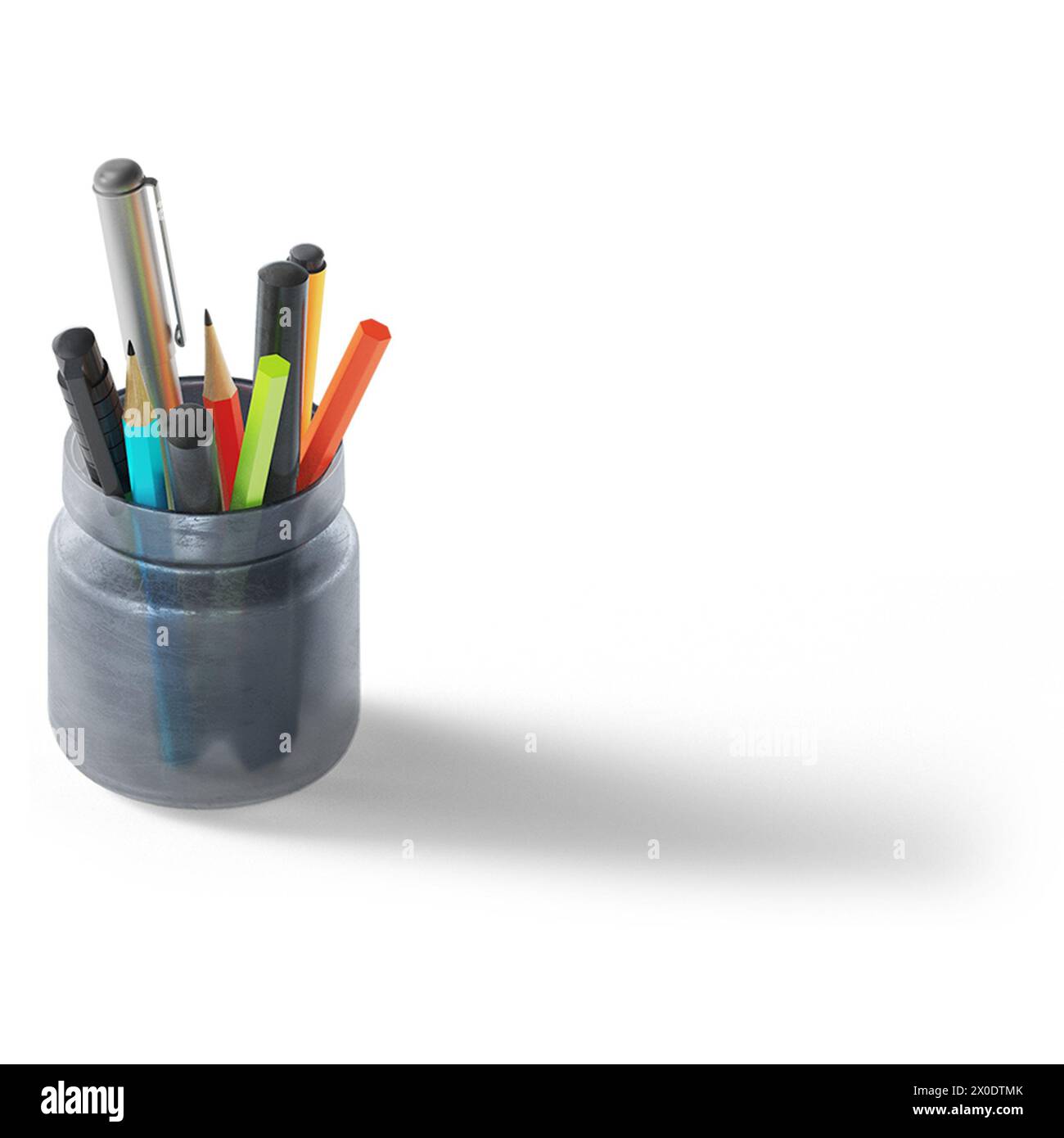 Plain desk organizer Cut Out Stock Images & Pictures - Alamy