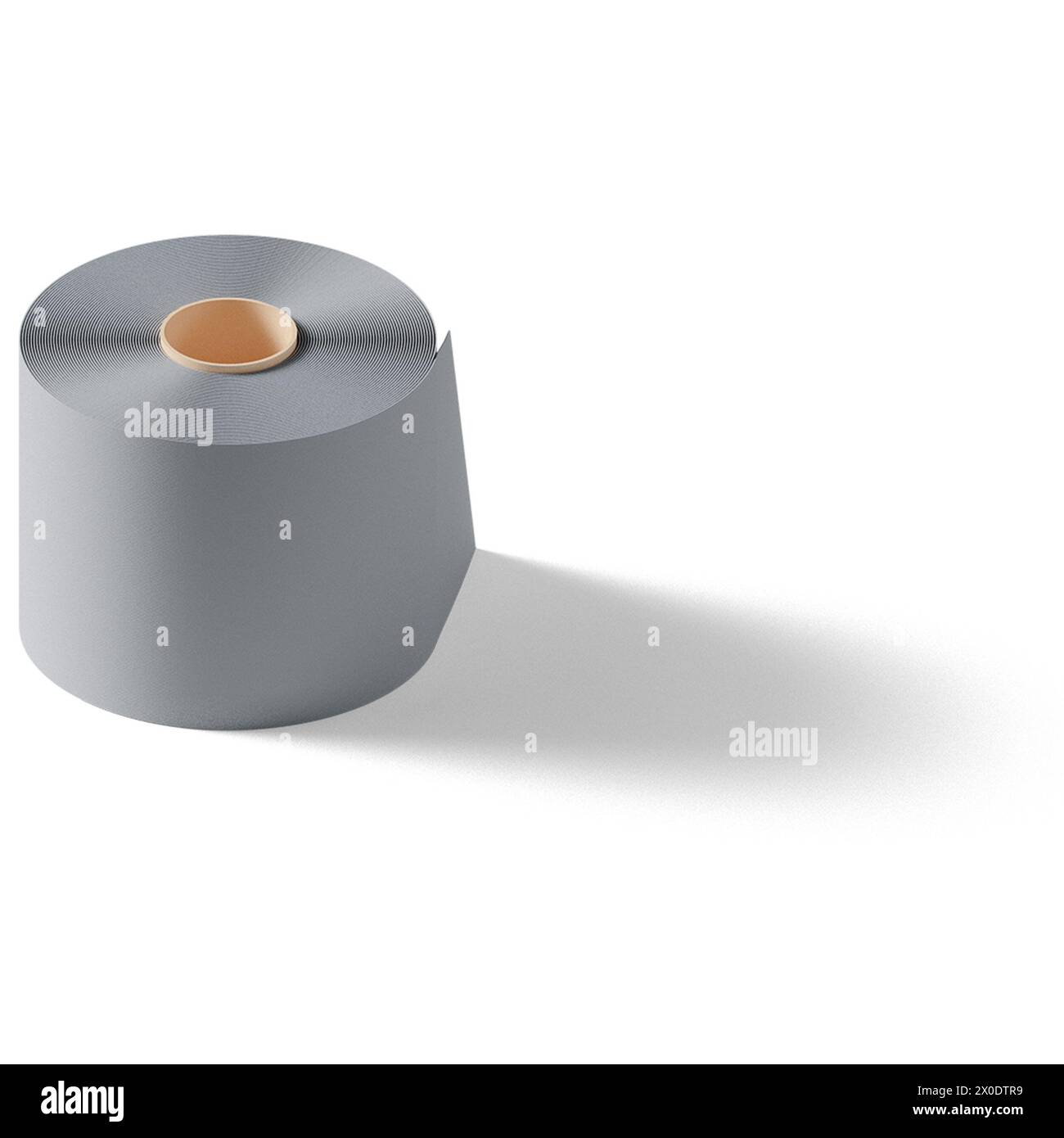 Creative concept isometric tape isolated against plain background ...