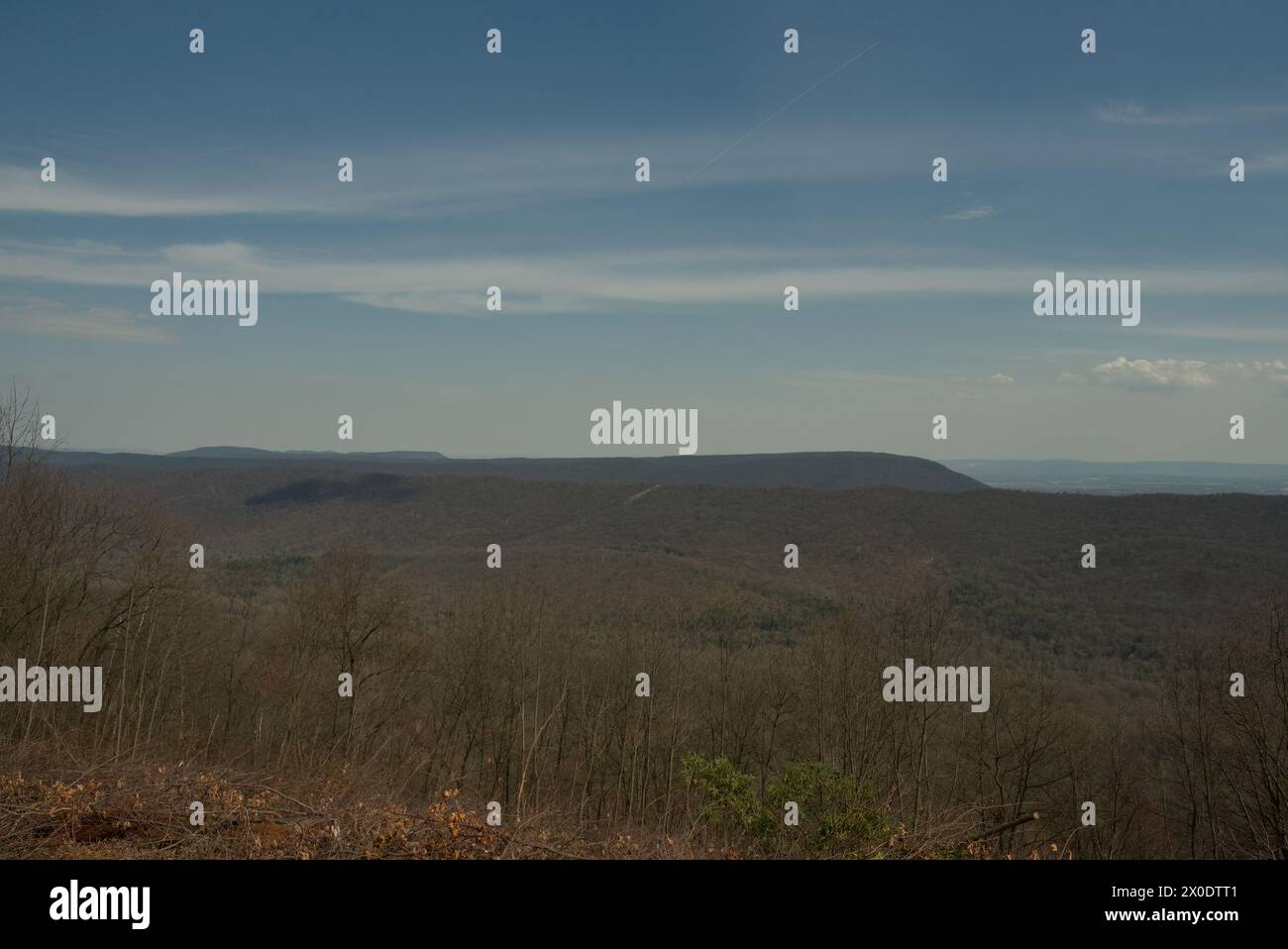 Doubling Gap Overlook in Pennsylvania Stock Photo - Alamy