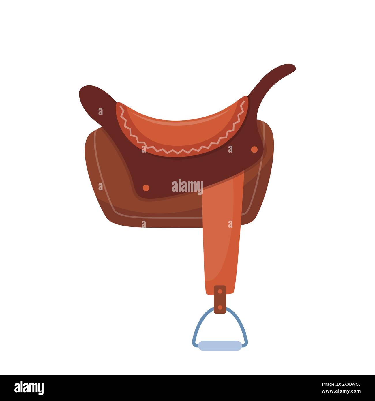 Western saddle drawing hi-res stock photography and images - Alamy