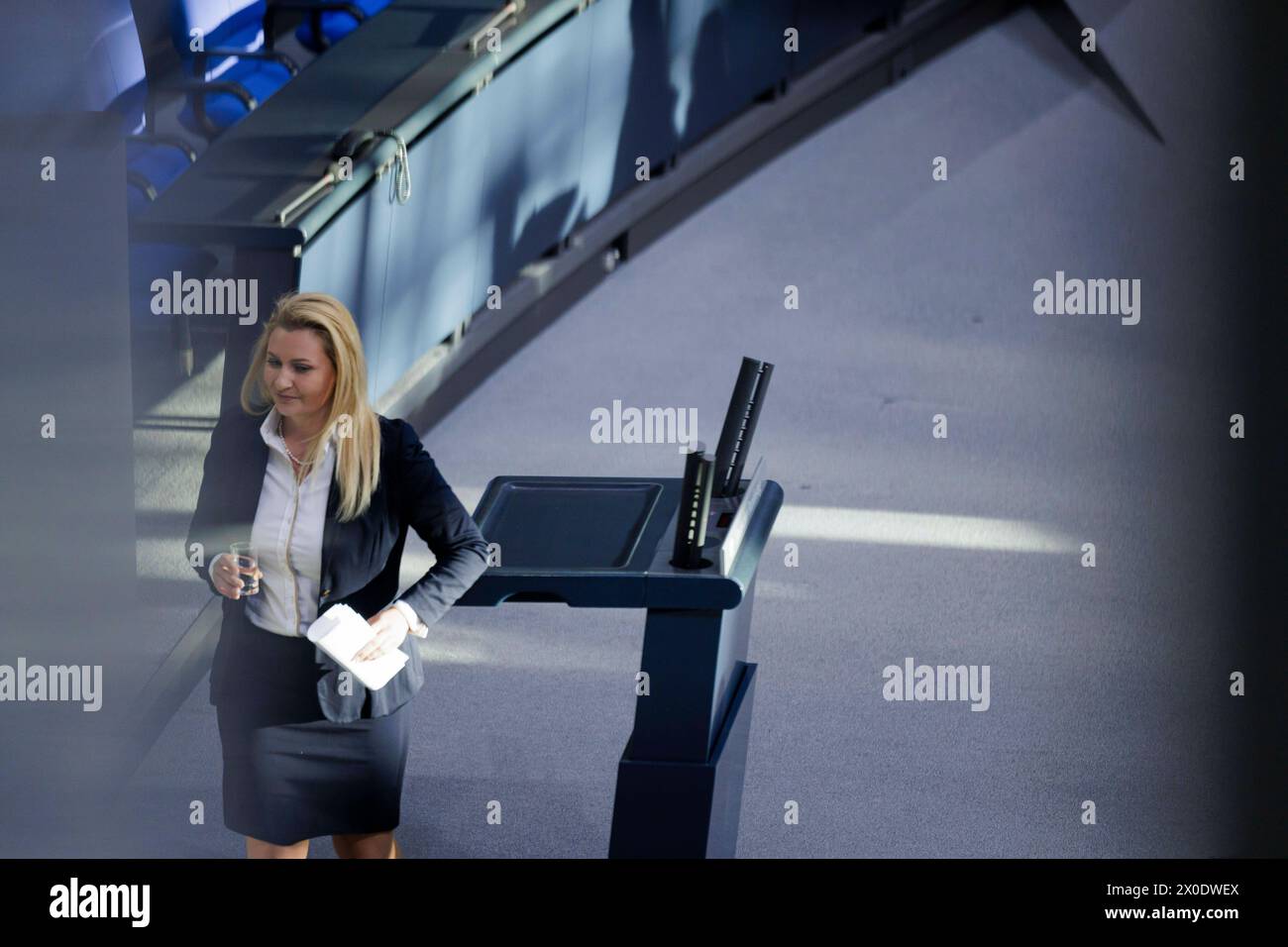 Berlin, Deutschland. 11th Apr, 2024. Carolin Bachmann, AfD, Member of ...