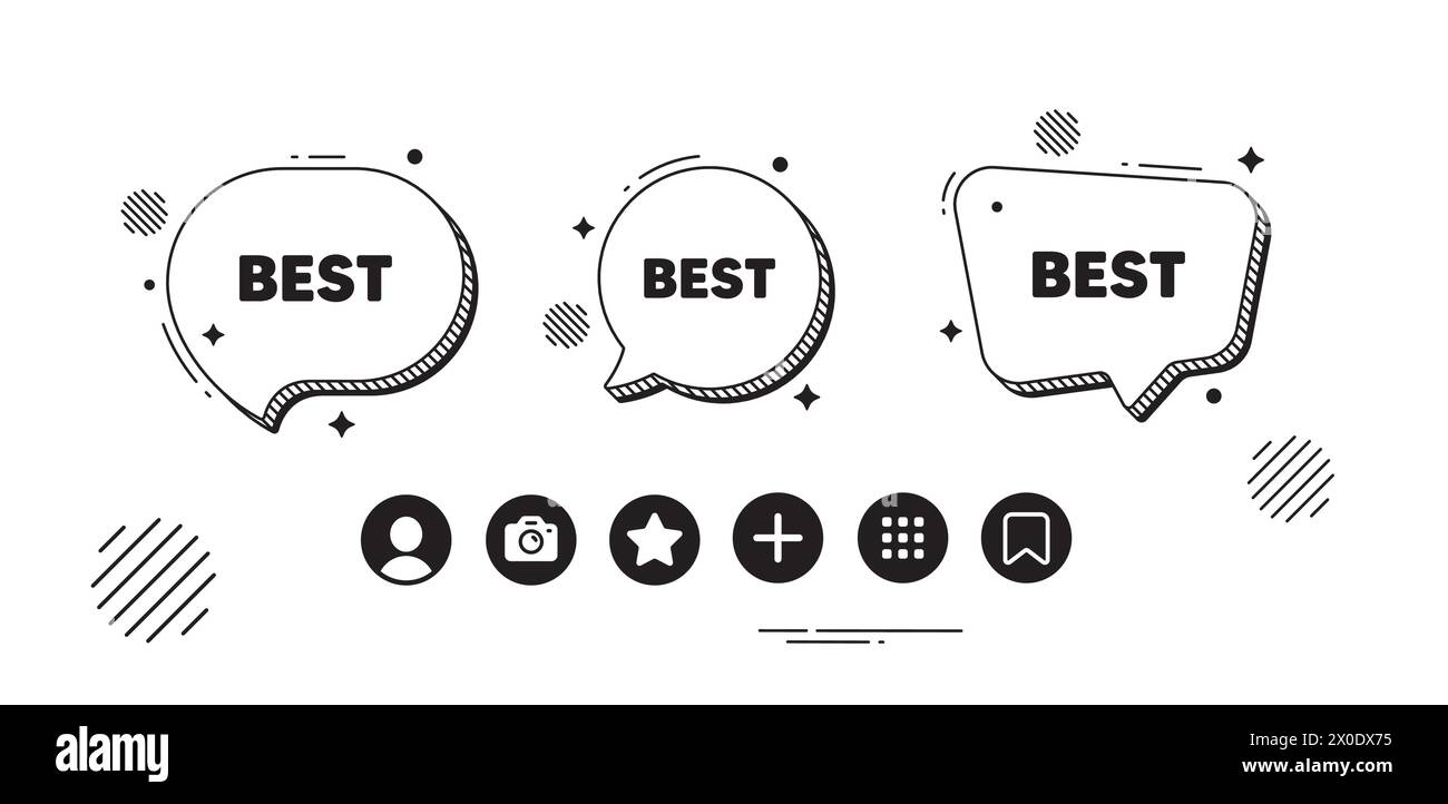Best promotion tag. Special offer sale symbol. Speech bubble offer ...