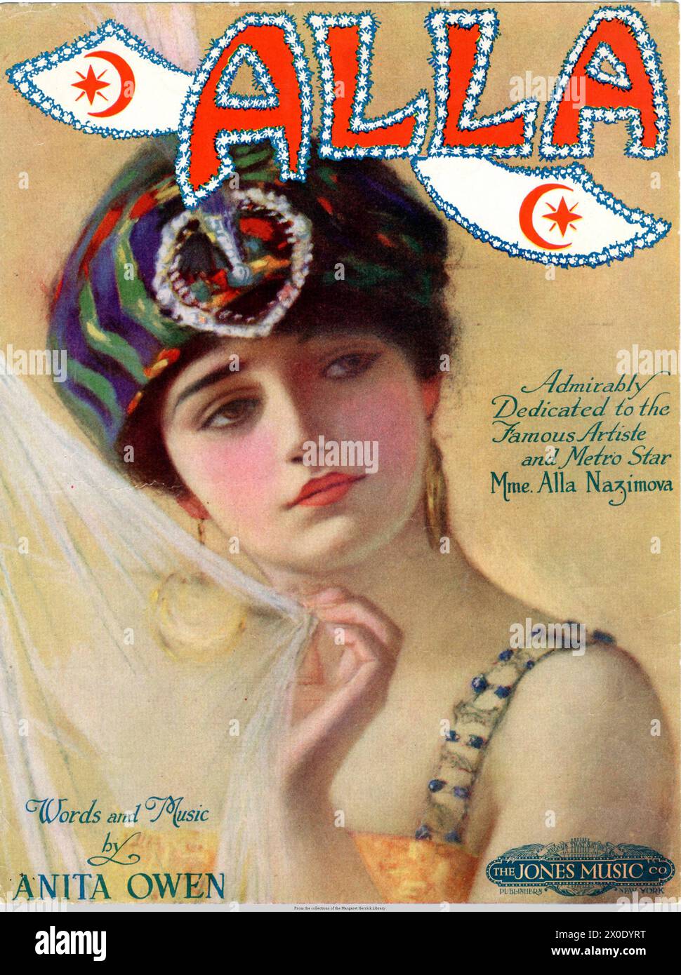 Alla Nazimova - Cover Art - 1920 Stock Photo - Alamy
