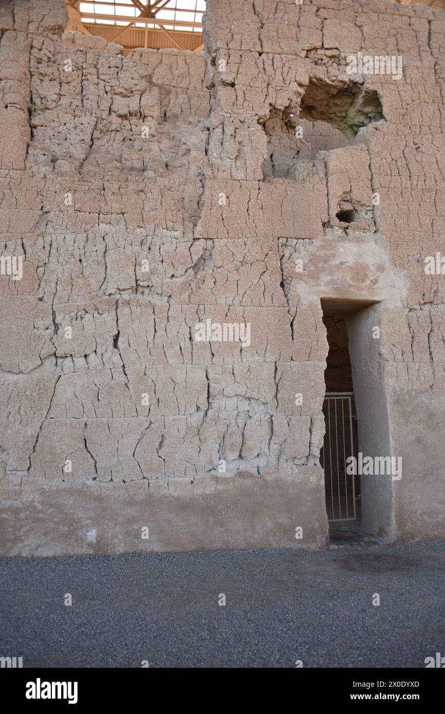 Coolidge, AZ., U.S.A., 3/16/2024. Casa Grande Ruins National Monument ...