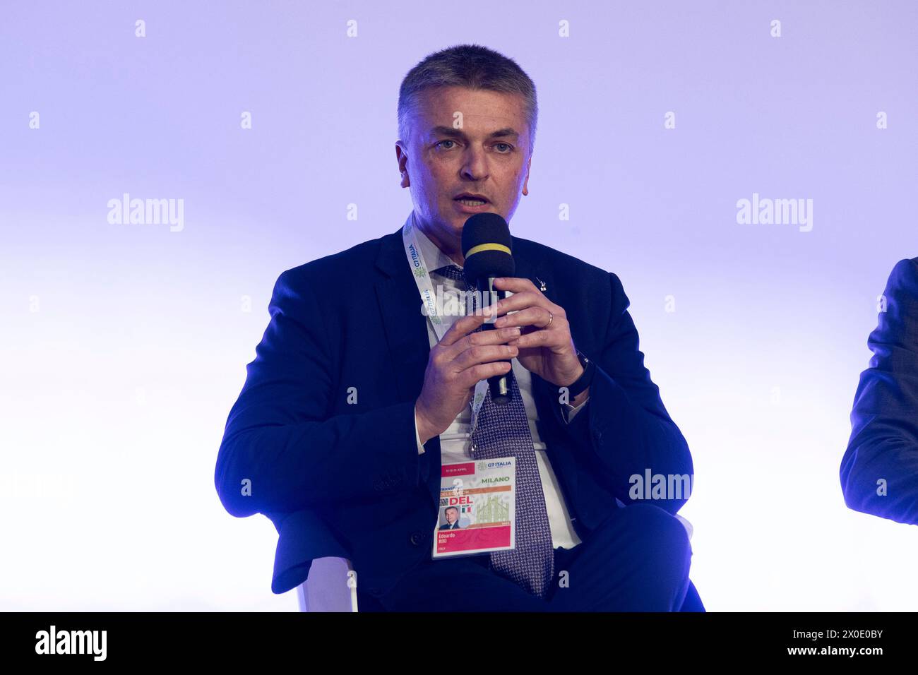 Milano, Italia. 11th Apr, 2024. Edoardo Rixi Vice Ministro alle ...