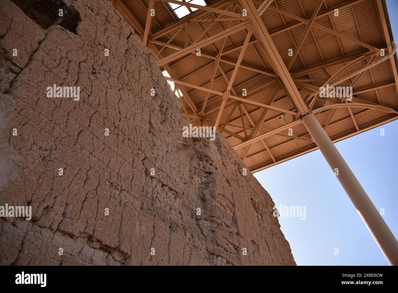 Coolidge, AZ., U.S.A., 3/16/2024. Casa Grande Ruins National Monument ...