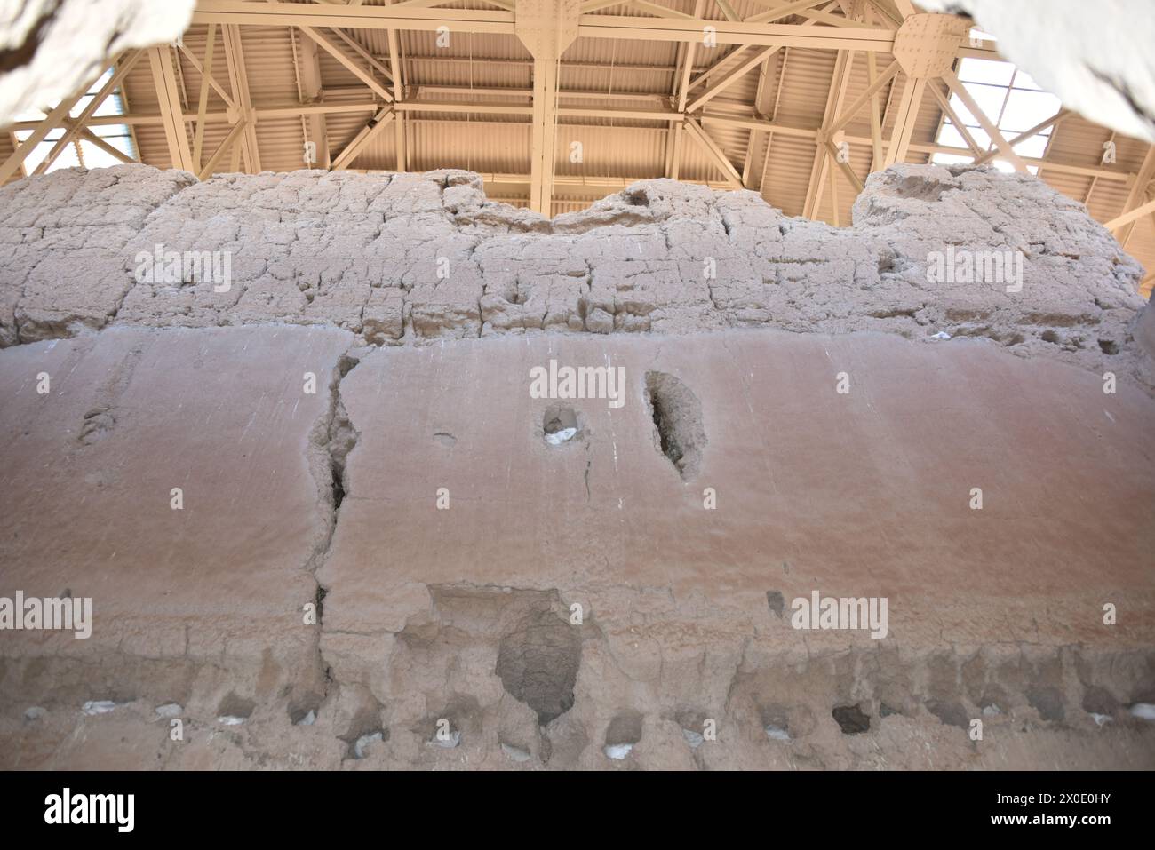 Coolidge, AZ., U.S.A., 3/16/2024. Casa Grande Ruins National Monument ...